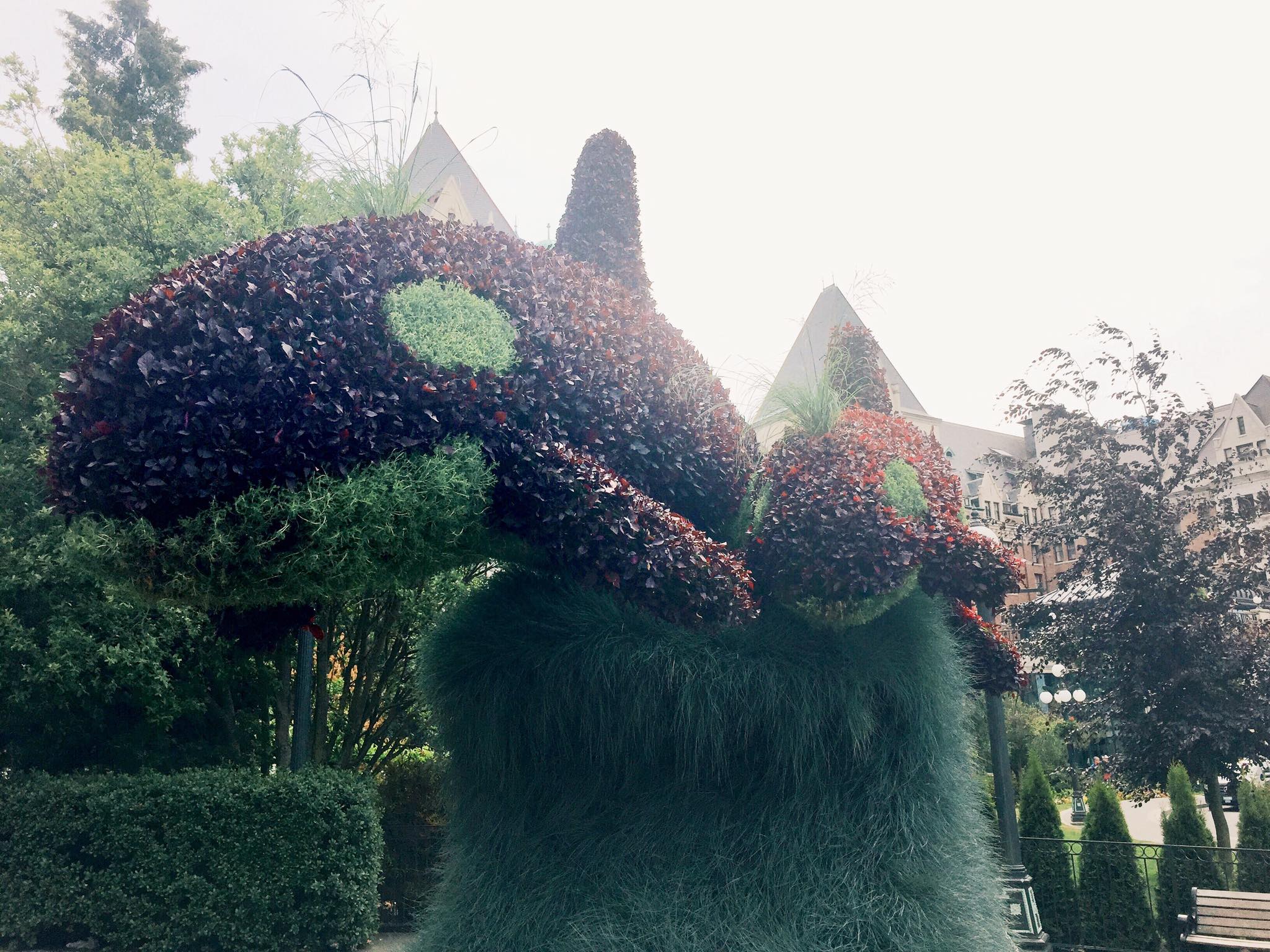 12,000lb flower sculpture of a mother orca and her calf return