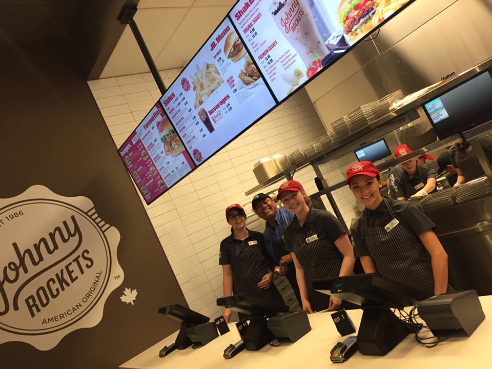 Johnny Rockets is NOW OPEN at the Bay Centre