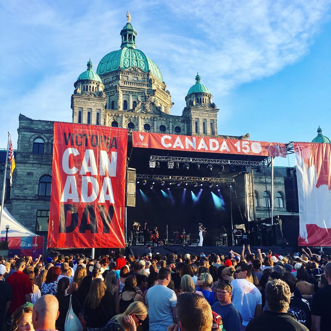 Here is the schedule for Canada 150 celebrations in the harbour today