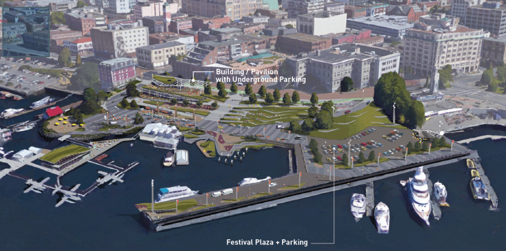 Ship Point redesign features green space, pavilion, Courtney St ...
