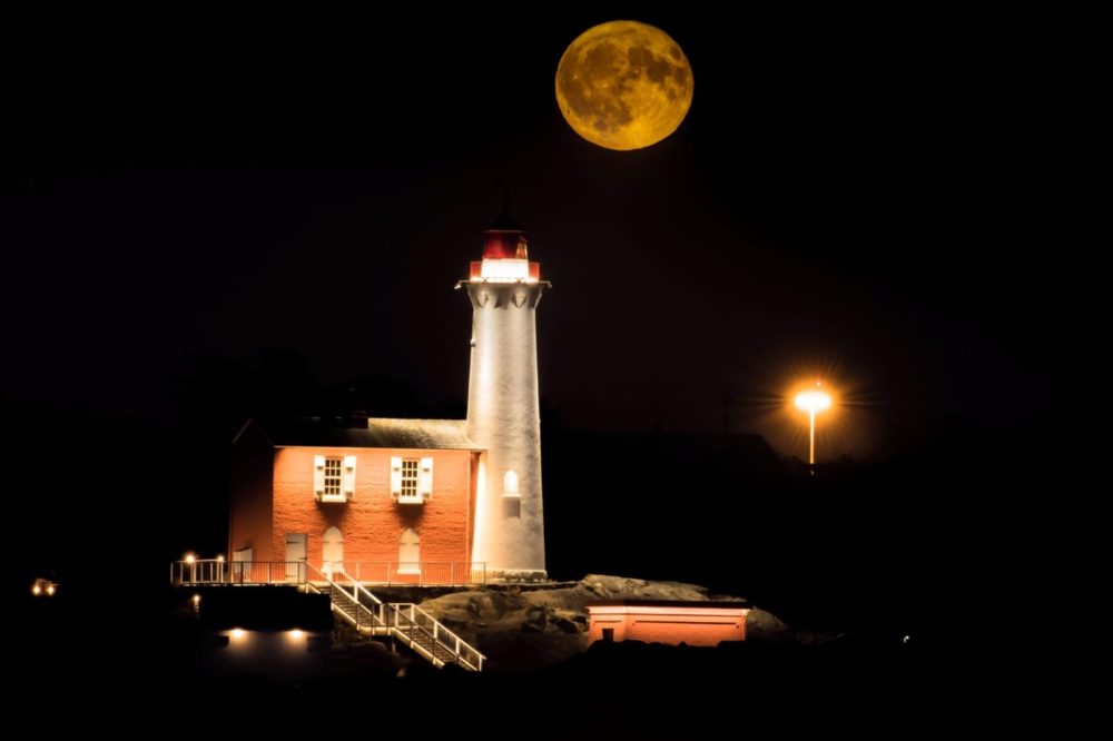 14 photos and a video of yesterday's Harvest Moon
