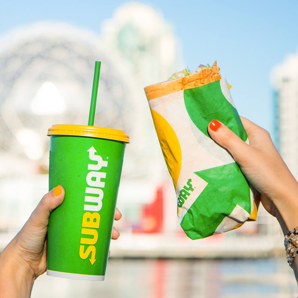 Subway is giving out buy-one-get-one-free sandwiches today