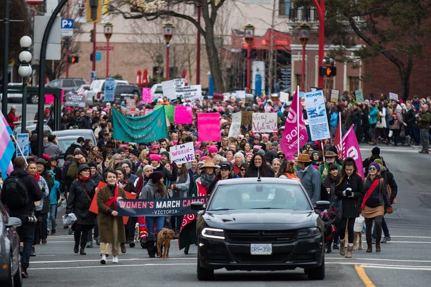 Third annual Women's March is happening in Victoria tomorrow