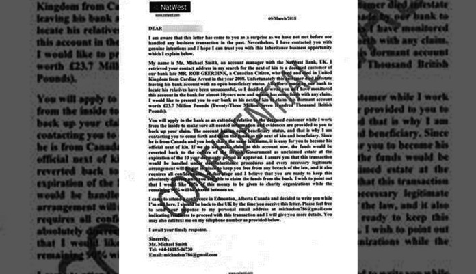 Victoria Police issue warning about rise in inheritance scams