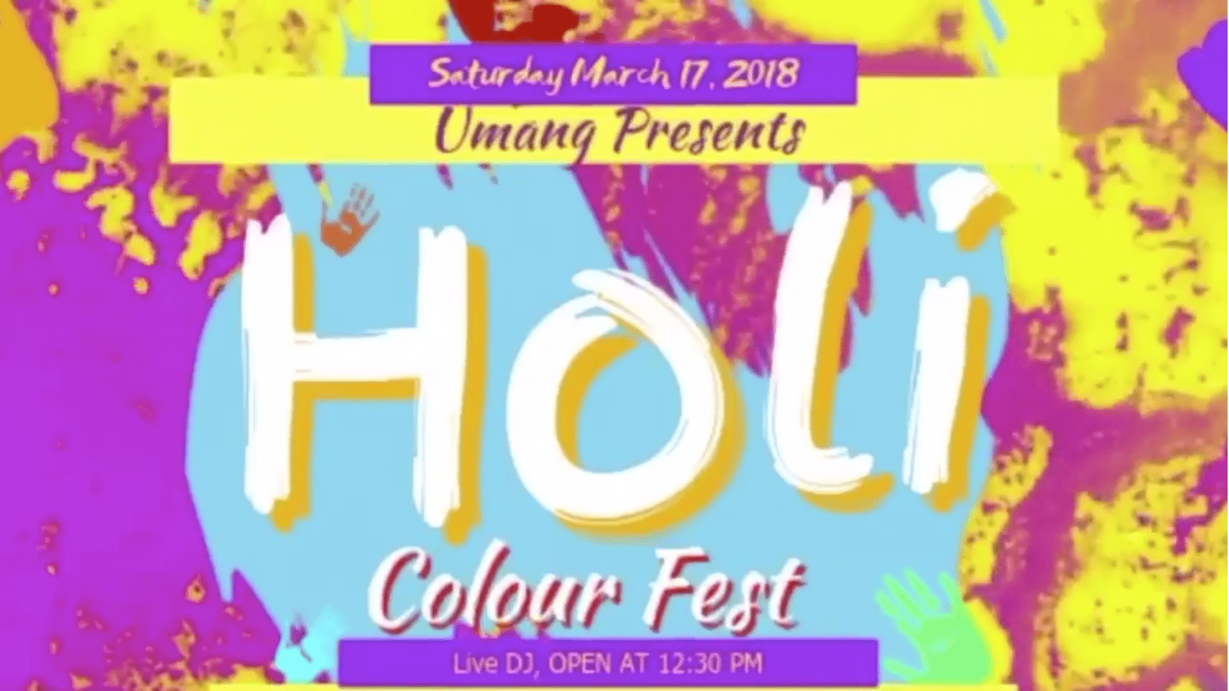 Celebrate the Festival of Colours for FREE at UVic next weekend