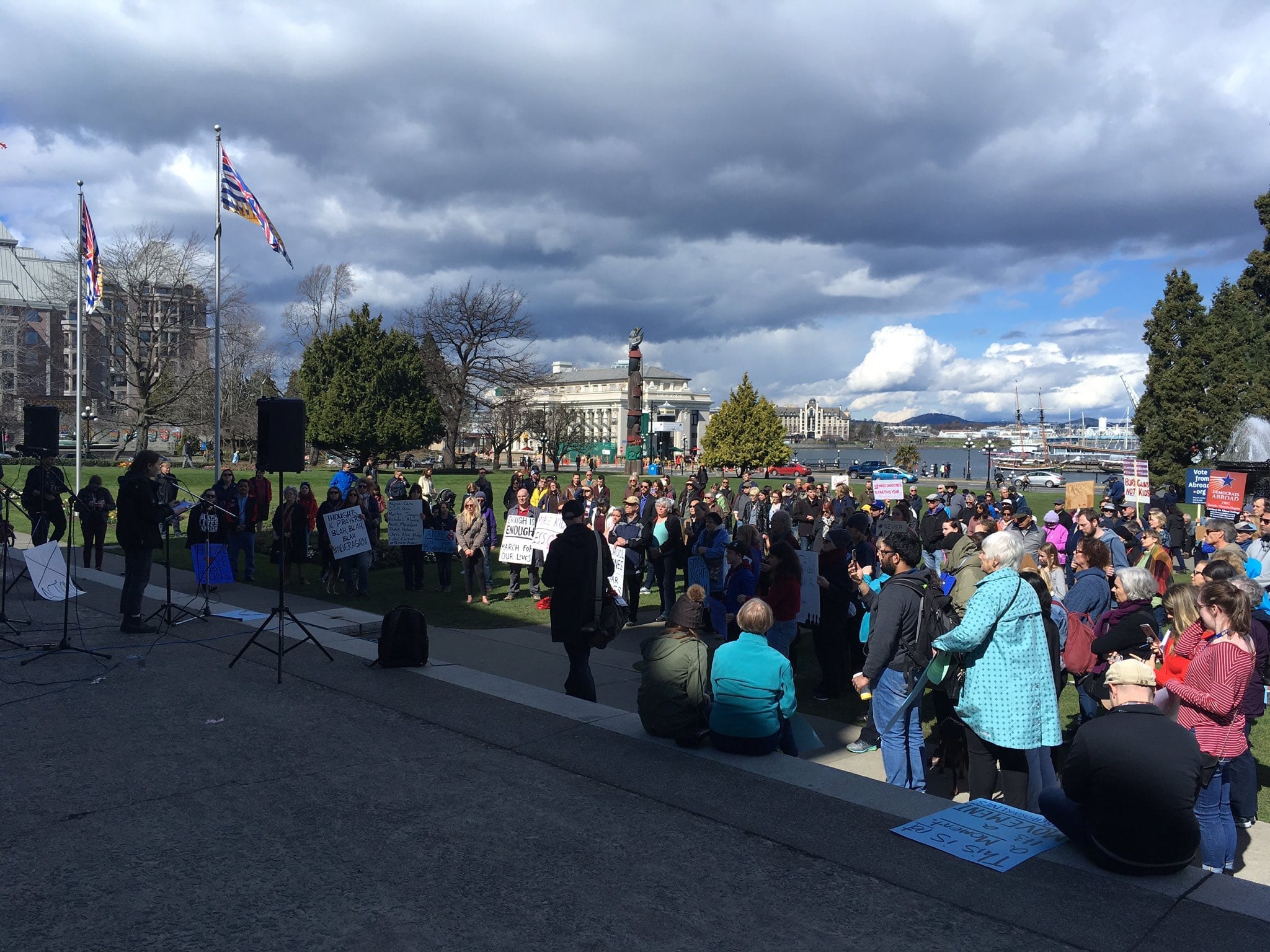 Victoria rally shows support for victims of American gun violence (PHOTOS)