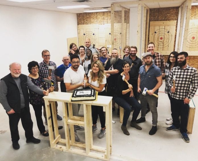 Victoria's first-ever axe-throwing club just opened downtown