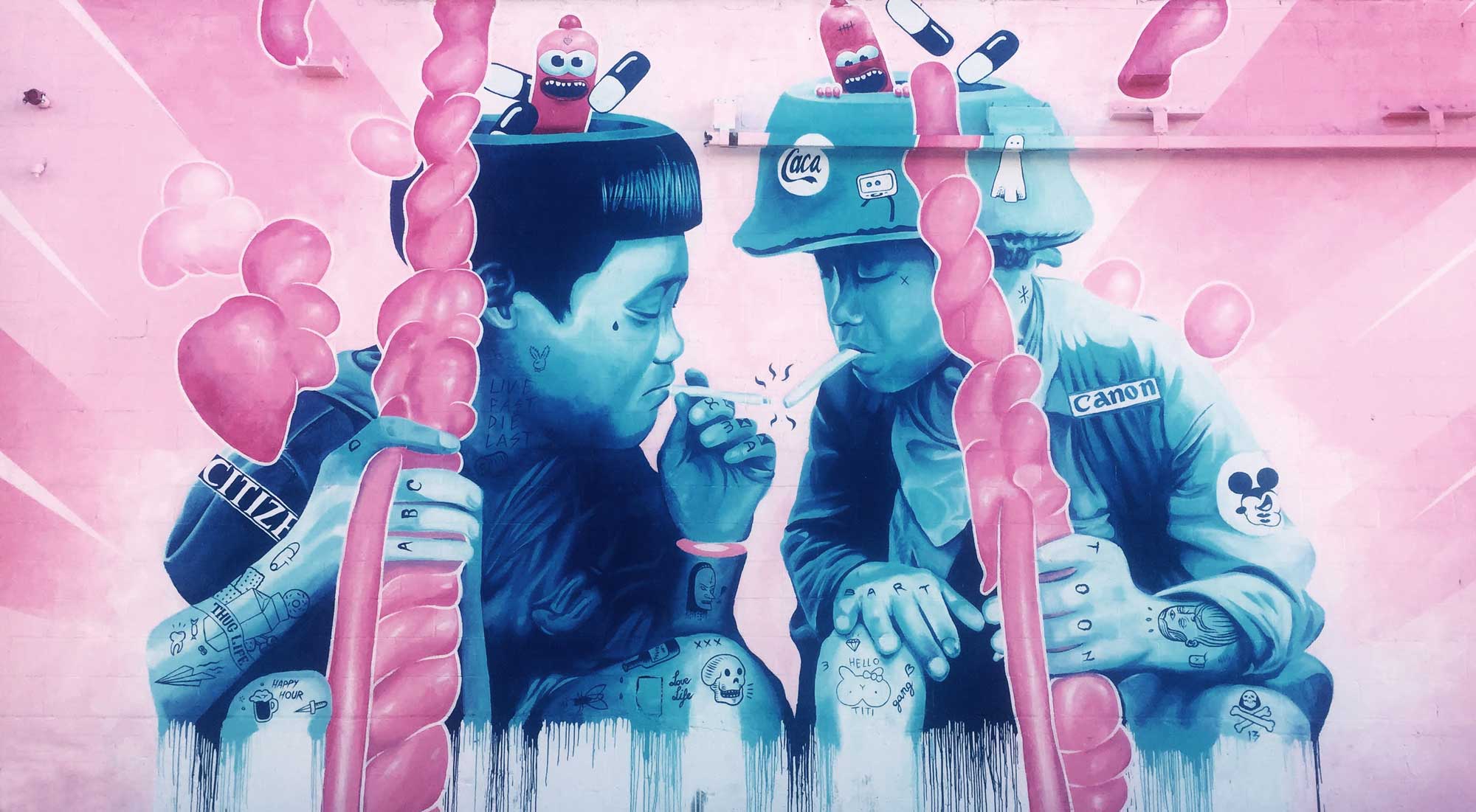 This patio in downtown Victoria is about to get an epic mural