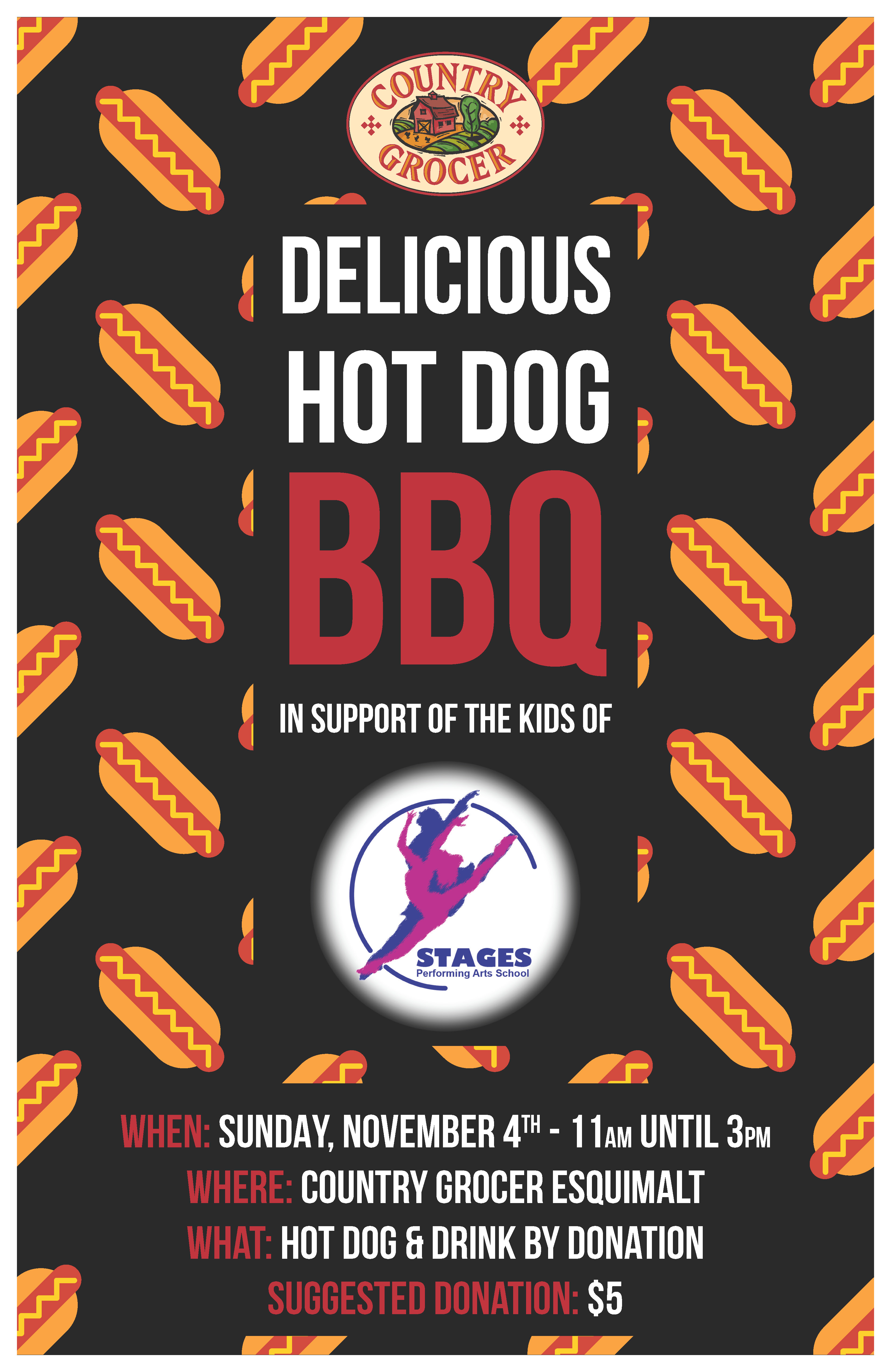 CG_HOTDOG BBQ_11x17 Poster