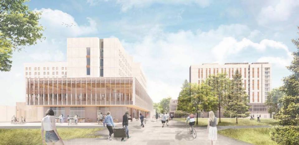 UVic new student building art renderings