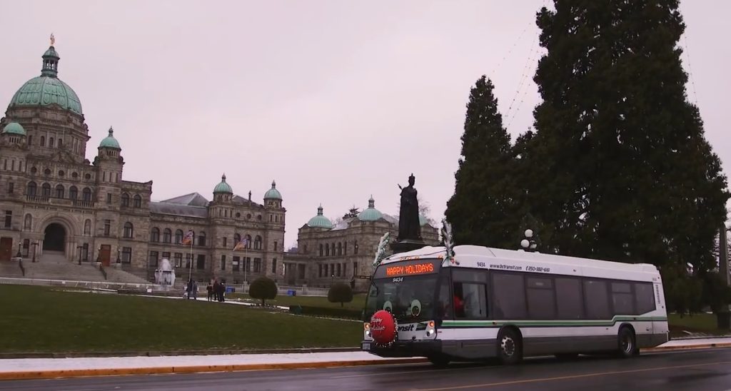 Here's when and where you can find BC Transit's Santa Bus in Victoria
