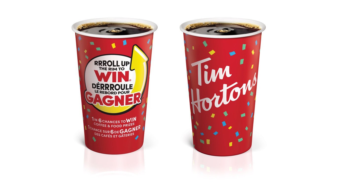Tim Hortons brings back beloved ‘Roll-Up-to-Win’ cups with rollable rims