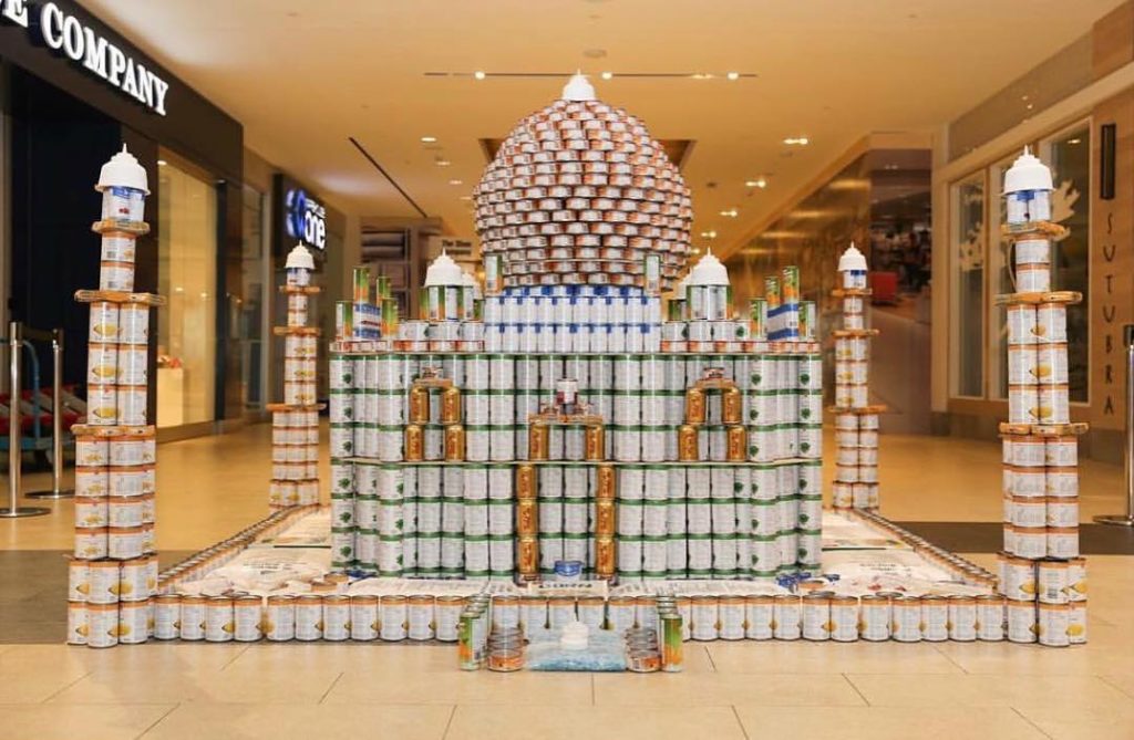 Check out the amazing canned food art installation at Hillside Shopping ...
