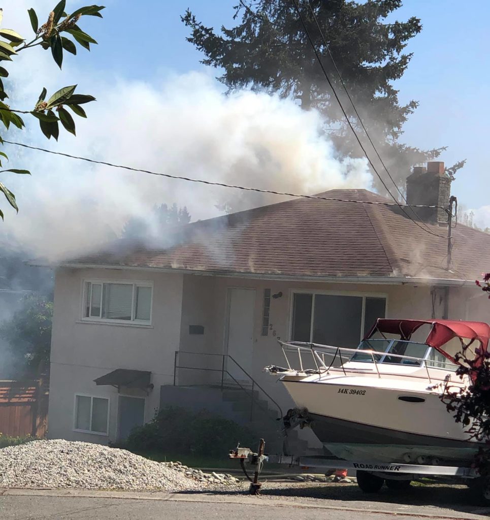 24-year-old arrested for arson following Saanich house fire Wednesday