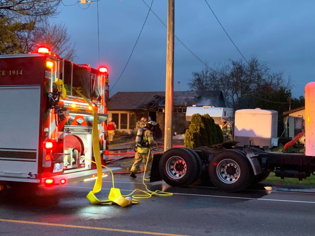 Fire crews battle house fire on Beacon Avenue in Sidney (PHOTOS)