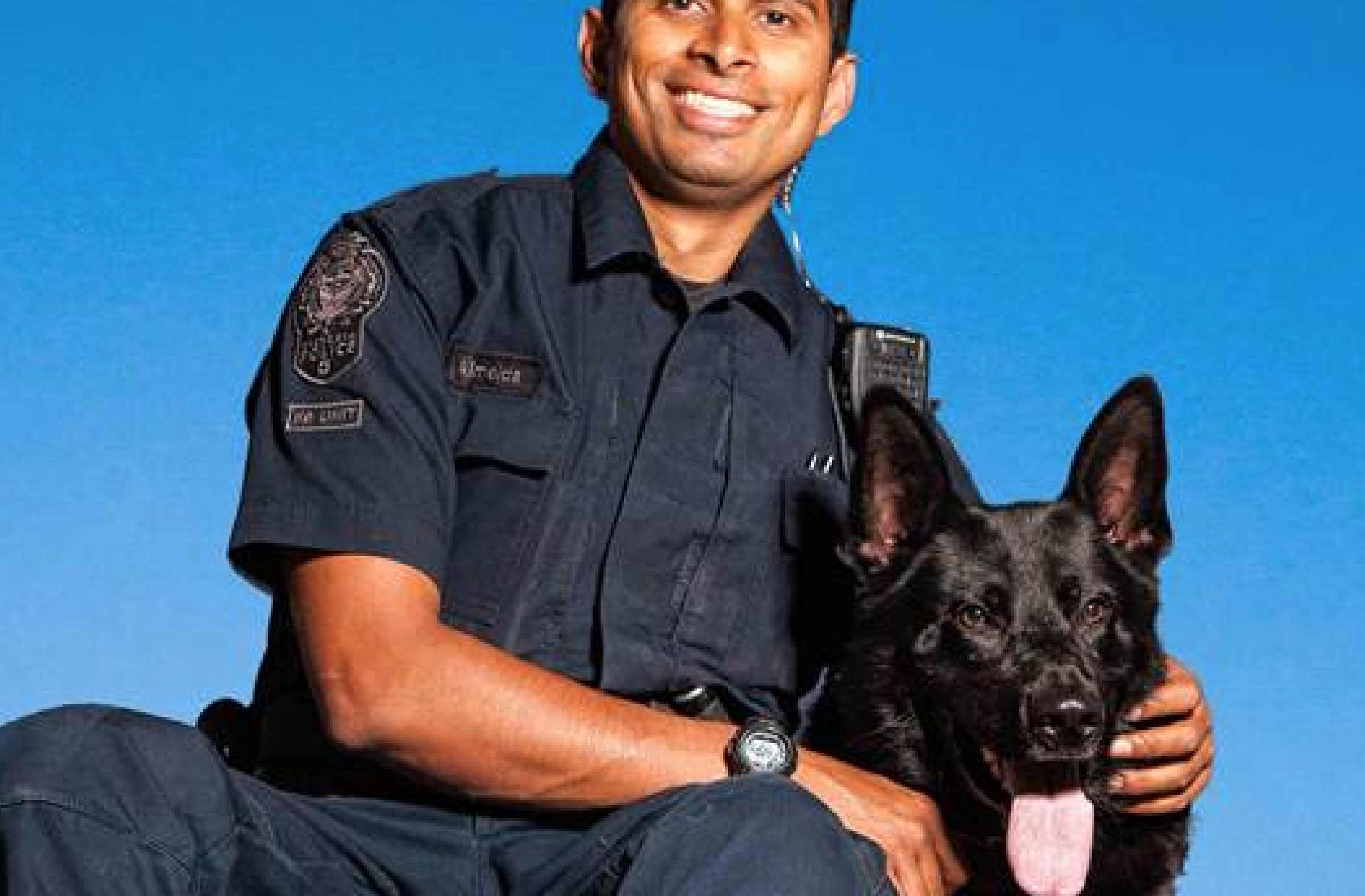 Retired 10-year-old Victoria police dog dies surrounded by family