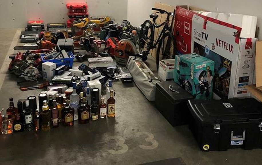 Victoria police recover $30,000 in stolen property after storage locker ...