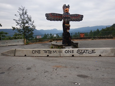 Totem pole fire at Malahat lookout believed to be linked to statue ...