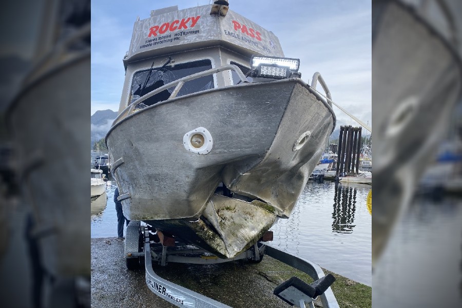 Four people taken to hospital after water taxi crash near Tofino