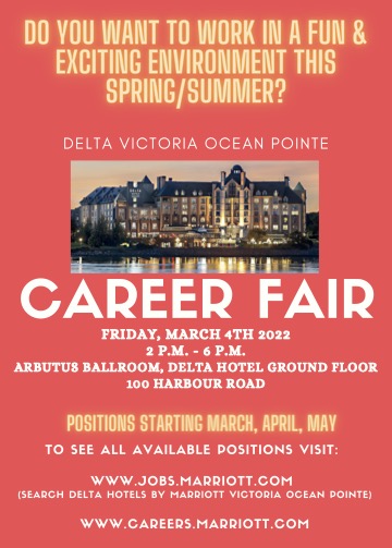 Delta Victoria Ocean Pointe Resort is hosting a job fair this Friday