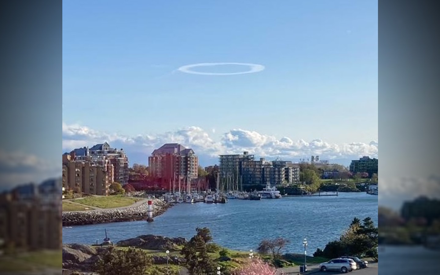 Here's why there was a circular cloud floating near Victoria on Tuesday
