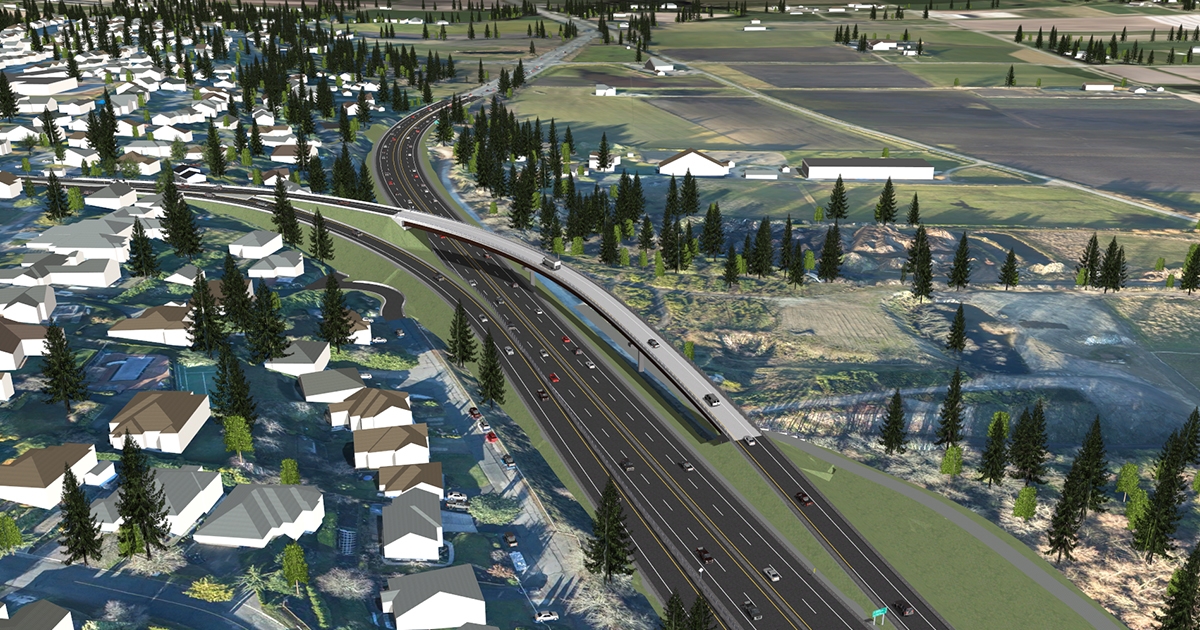 Flyover overpass at Pat Bay Hwy and Keating Cross Road expected to be ...