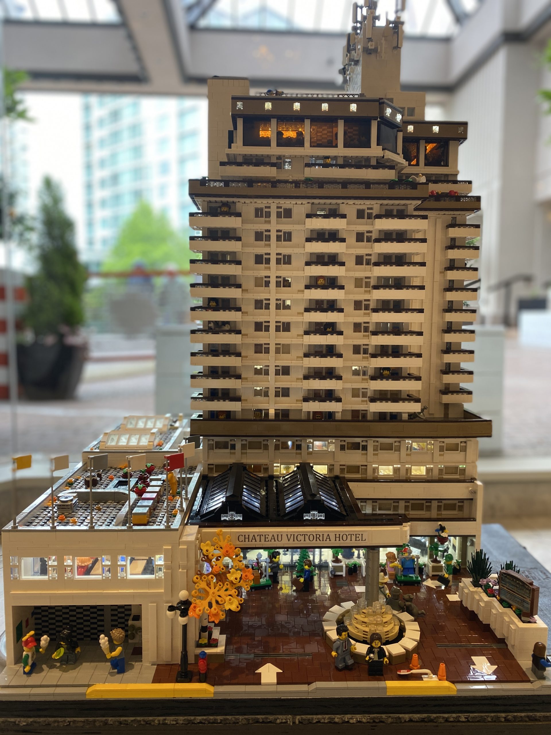 This 62,000-piece LEGO replica of a downtown Victoria hotel was made by ...