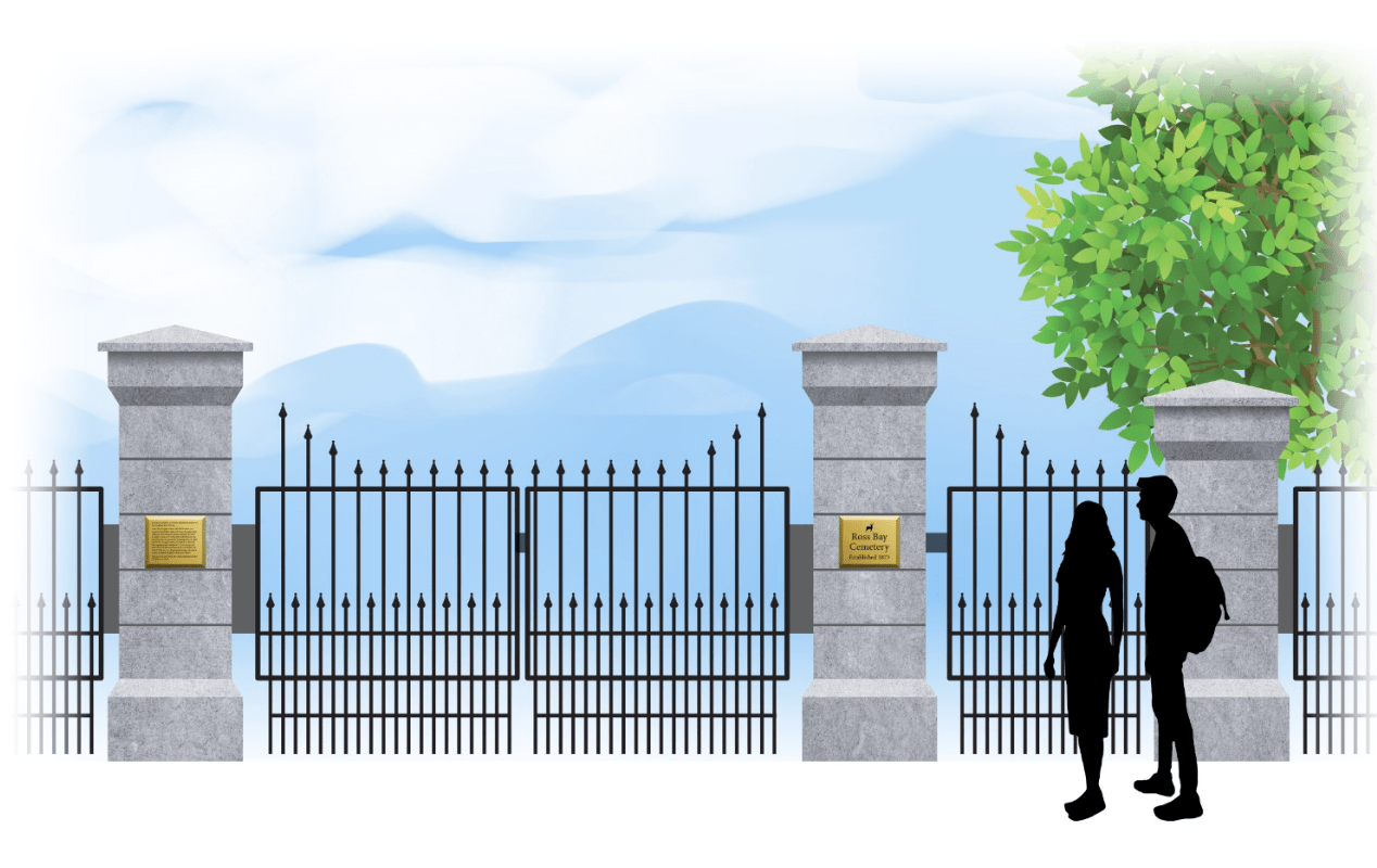 Ross Bay Cemetery will get new gated entrance to commemorate its 150th ...
