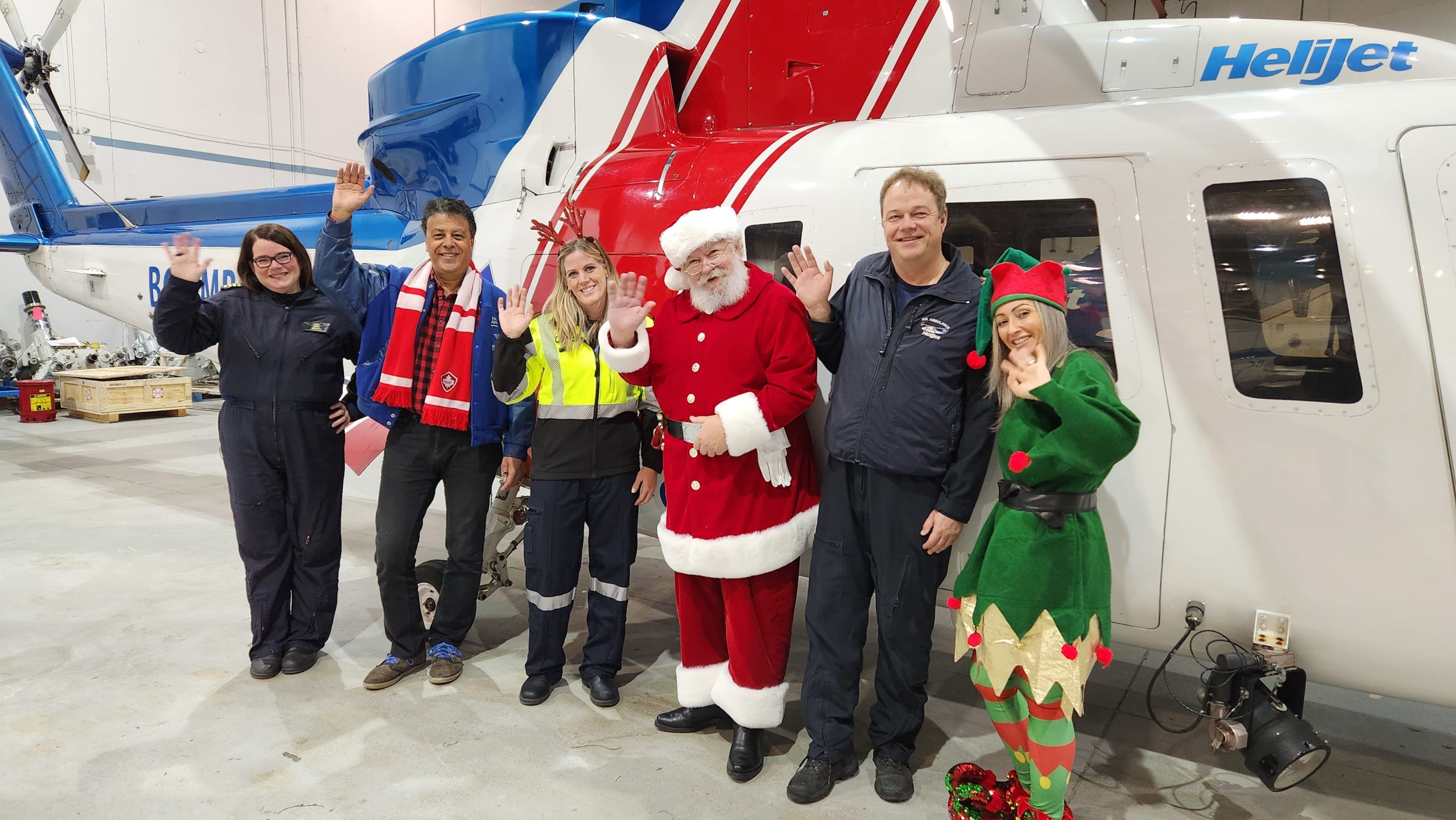 Santa flew in style to visit kids at six different Vancouver Island ...
