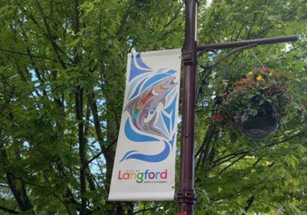 Langford’s new street flags celebrate Indigenous and 2SLGBTQIA+ communities