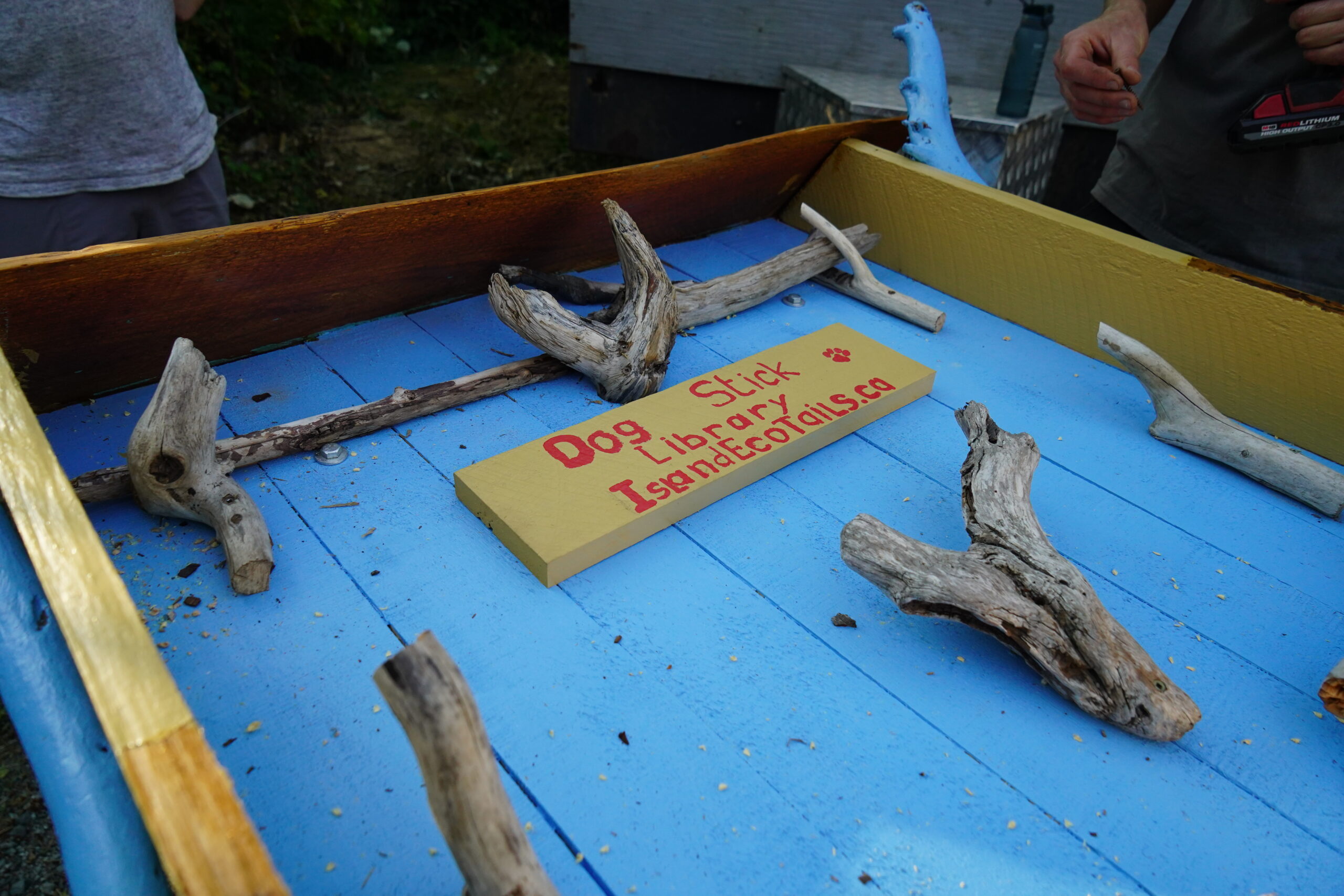 Royal Roads students build ‘dog-stick library’ to help Victoria Pet ...